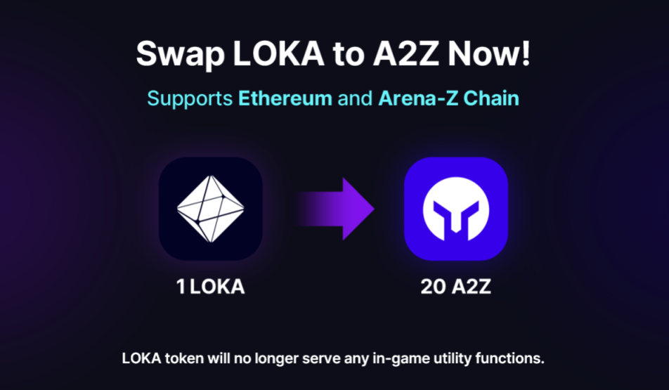 $LOKA to $A2Z Swap is Live! – League of Kingdoms